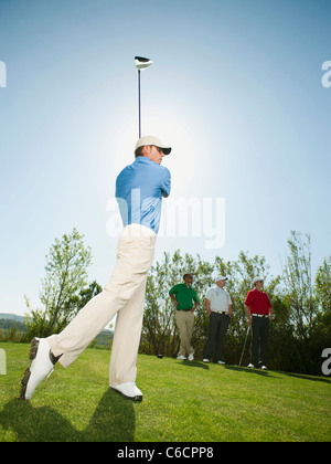 Men at Golf Course Stock Photo - Alamy