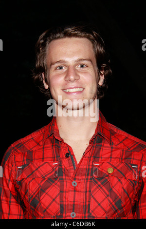 Jonathan Groff from the TV show Glee Opening night of The Public ...