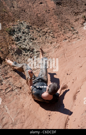 Mud Slide Fun Stock Photo - Alamy