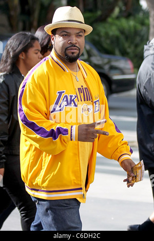 Ice Cube arriving at the Staples Center for game six LA Kings vs. New ...