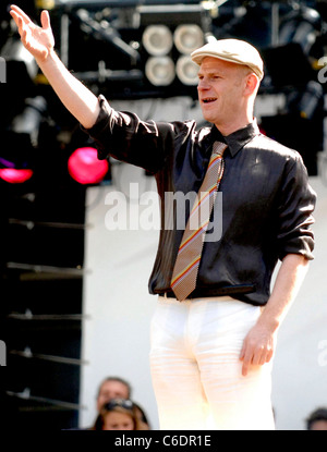 DJ Junkie XL performing a set during the Bevrijdingspop Festival ...