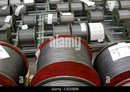 Pfeifer Drako wire rope factory, Muelheim an der Ruhr, Germany Stock ...