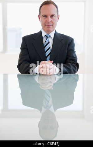 Businessman in full suit in New York subway metro Stock Photo - Alamy