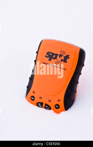 SPOT Messenger (personal communicator) on boulder, John Muir Wilderness ...