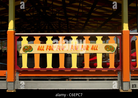 Fairground signs - The Dodgems Stock Photo - Alamy
