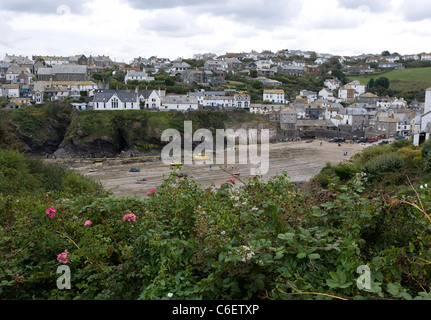 Cornish Fishing Village Town Port Stock Photo - Alamy