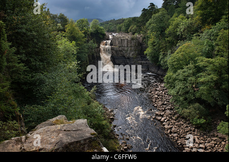 High Force waterfall, County Durham, UK Stock Photo - Alamy