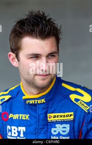 British Touring Car driver Andy Neate of team Team Aon who drives a ...