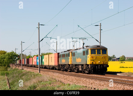 Freightliner class 86 electric locomotive Stock Photo - Alamy