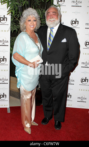 Paula Deen arrives at the Miss USA 2010 pageant at Planet Hollywood ...