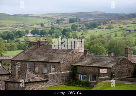 The village of Reeth, North Yorkshire England UK Stock Photo - Alamy