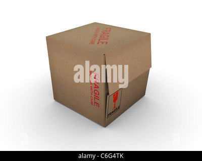 Isolated cardboard. High resolution image with detailed texture Stock ...