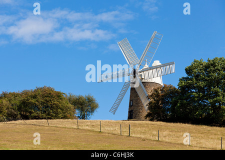 Heage Windmill a six sailed stone windmill Heage village derbyshire ...