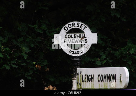 A traditional finger post in Dorset UK Stock Photo - Alamy