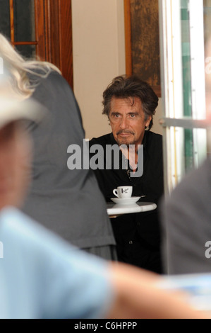 Al Pacino on the set of a coffee commercial New York City, USA - 27.05. ...