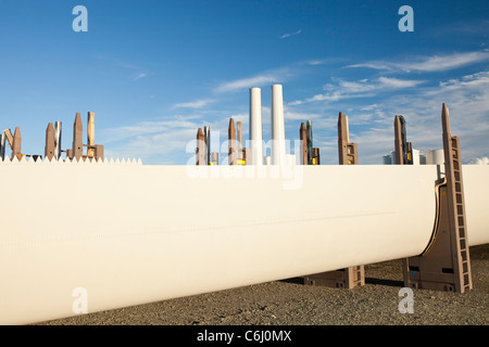 wind turbine blades with serrated teeth to increase efficiency on the ...