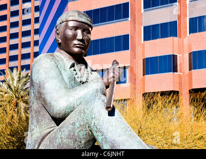 Navajo Code Talkers Statue Phoenix Arizona Stock Photo - Alamy