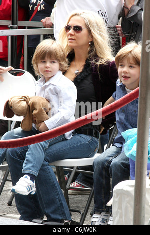 Russell Crowe, sons Charles Spencer Crowe, and Tennyson Spencer Crowe ...