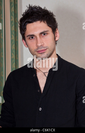 Dan Balan giving an interview. The Moldovan singer is famous for his ...