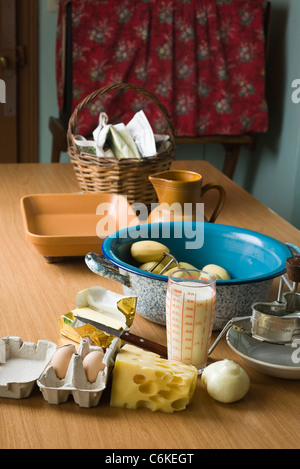 Eva's potatoes au gratin Stock Photo - Alamy