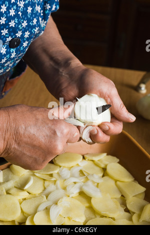 Eva's potatoes au gratin Stock Photo - Alamy
