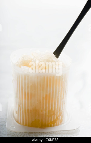 Image of Dish of Lychees fruit Stock Photo - Alamy