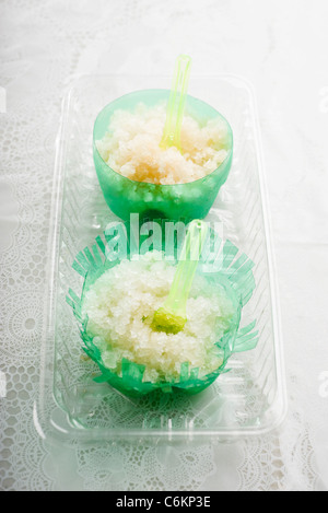 Lychee granita infused with lemongrass Stock Photo - Alamy