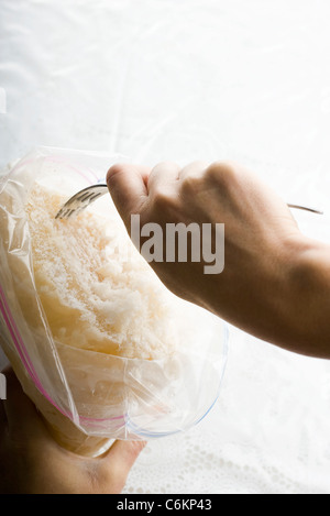 Lychee granita infused with lemongrass Stock Photo - Alamy