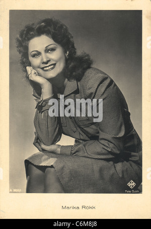 The Austrian German actress and dancer Marika Rökk, undated, was born ...