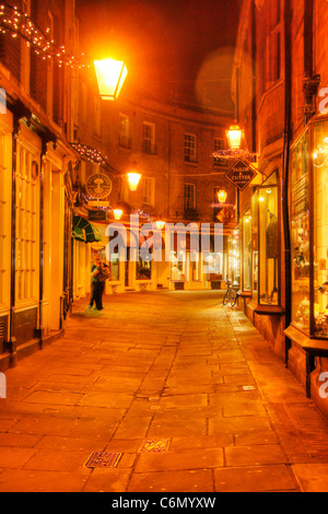 Suburban street at night Stock Photo - Alamy
