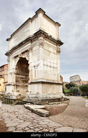 Arch of Titus, Rome, Italy Stock Photo - Alamy