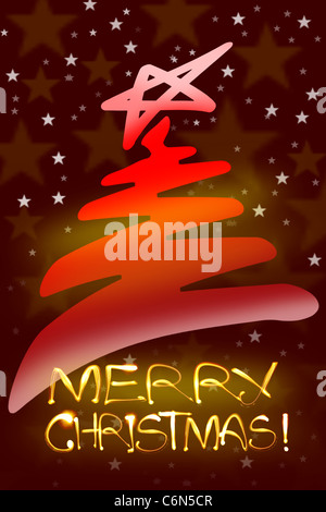 merry christmas red text Stock Photo - Alamy