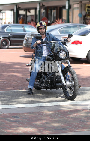 Adam Levine Motorcycle Photo