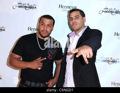 Aventura members Lenny Santos and Max Santos Aventura And Hennessy ...