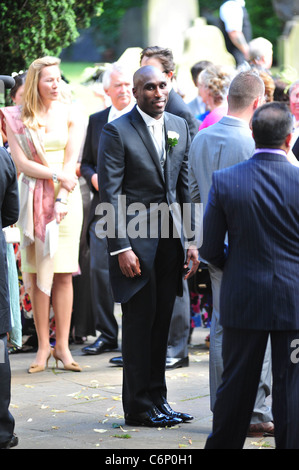 Sol Campbell The wedding of Sol Campbell and Fiona Barratt at St ...