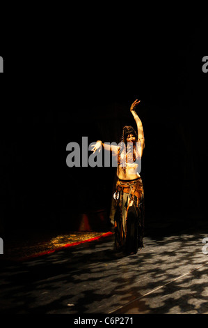 Belly dancer performs during annual Israeli belly dance competition ...