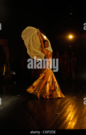 Belly dancer performs during annual Israeli belly dance competition ...
