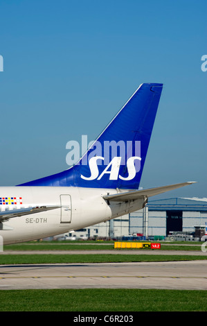 TAIL OF SAS AIRCRAFT Stock Photo - Alamy