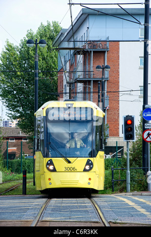 Manchester,Uk New Metrolink trams on test in Media City credit Ian ...