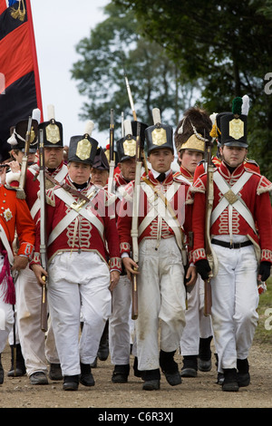 41st Regiment of Foot Military Living History Group Stock Photo - Alamy