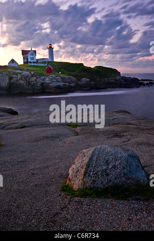 Nubble Lighthouse Lighthouse Ogunquit Maine Stock Photo - Alamy