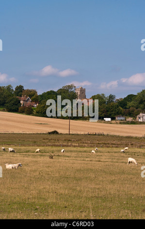 Stone In Oxney Parish Church As Seen Across The Kent Countryside UK ...