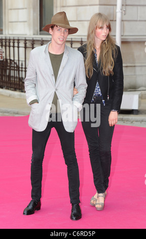 Johnny Borrell and Edie Campbell Royal Academy Summer Exhibition 2010 ...