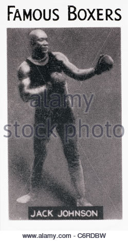 Jack Johnson, heavyweight boxer. Portrait of John Arthur "Jack Stock ...