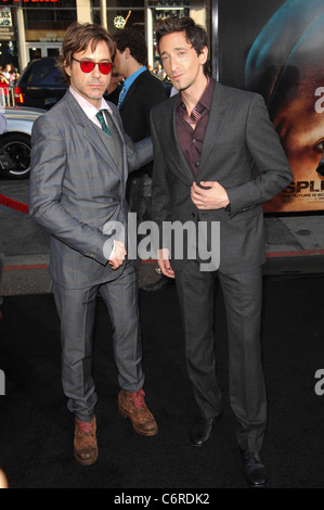 Robert Downey Jr and Adrien Brody Los Angeles Premiere of Warner Bros ...