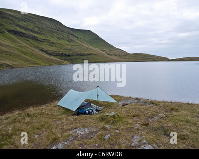 Wild Camping On The Shoes Of Llyn Y Fan Fawr In The Black Mountain Area