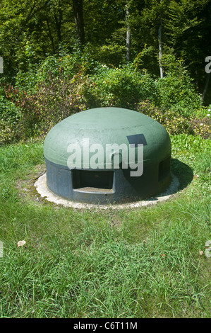 Maginot Line observation and close defence cloche Stock Photo - Alamy