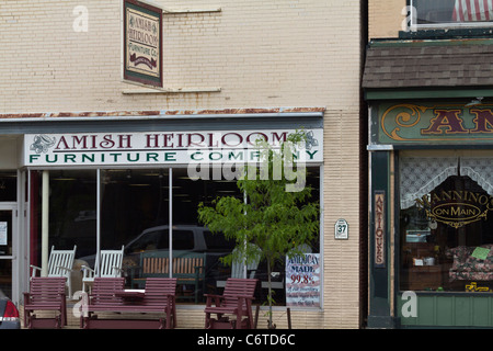 Amish furniture company building in the city Norwalk Ohio USA US ...