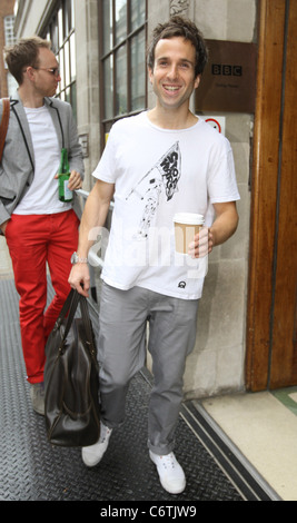 The Hoosiers - Irwin Sparkes Celebrities outside the Radio One studios ...