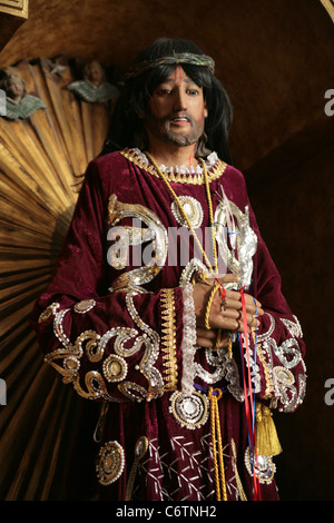 Latin american depiction of Jesus Christ seen in a traditional church ...